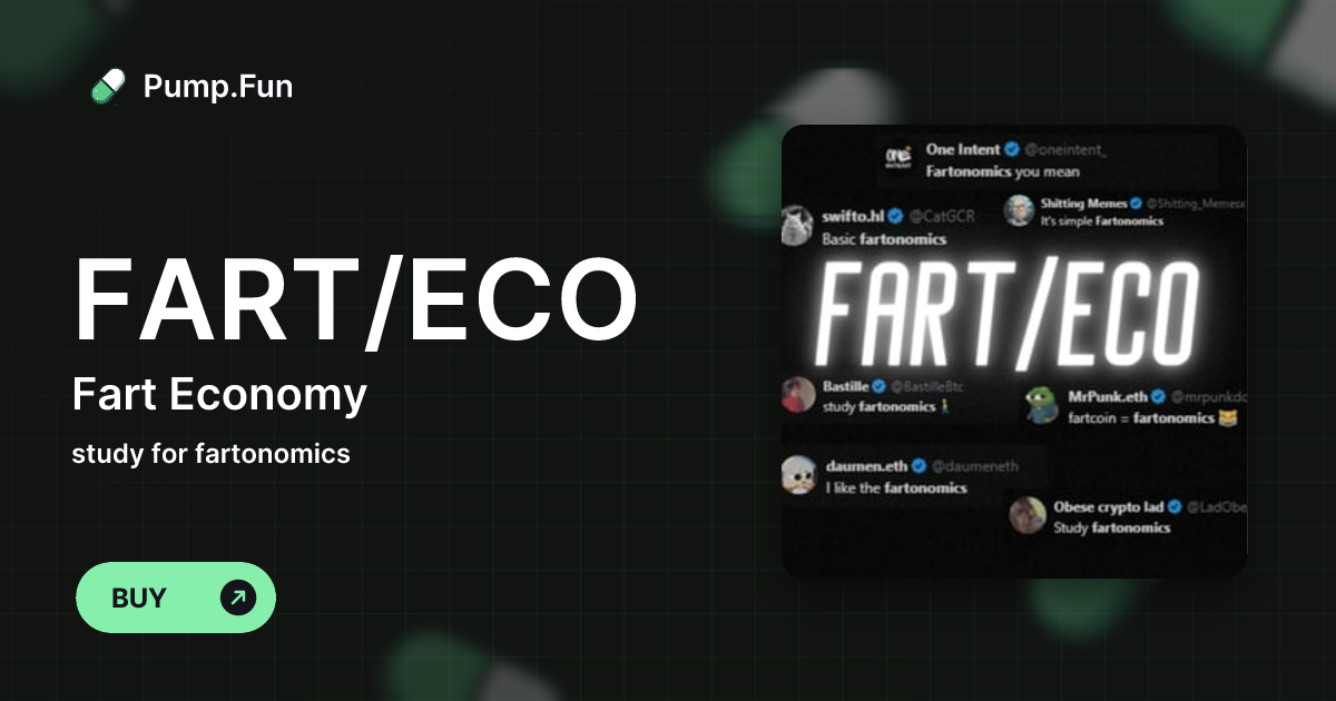 Fart Economy (FART/ECO) - Pump