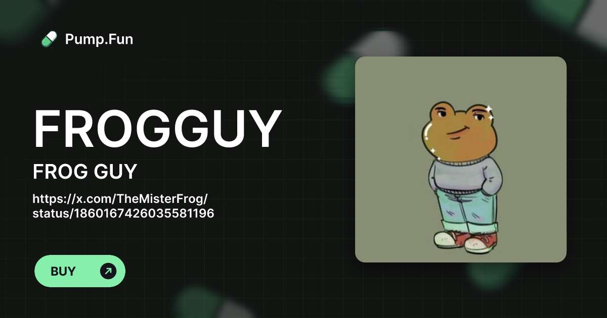 FROG GUY (FROGGUY) - Pump