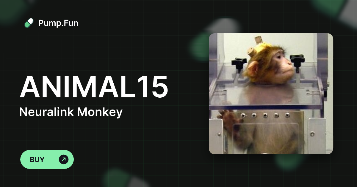 Neuralink Monkey (ANIMAL15) - Pump