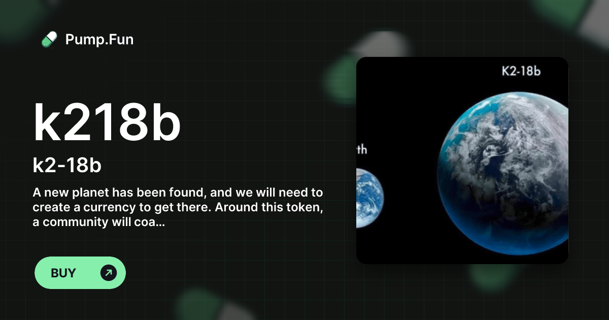 k2-18b (k218b) - Pump