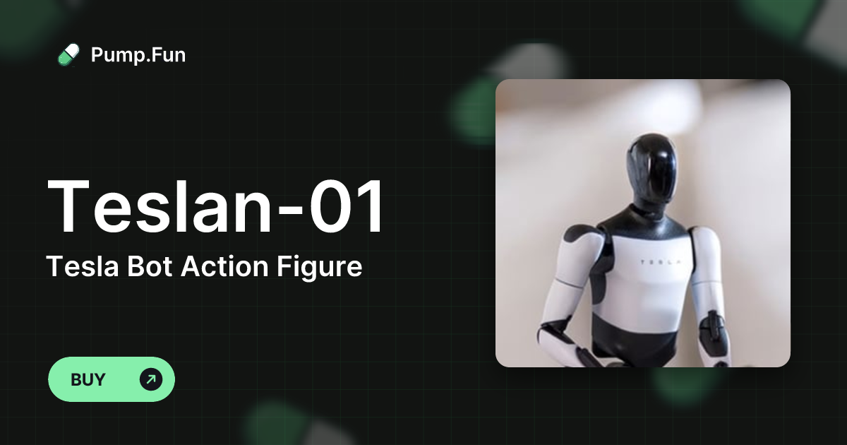 Tesla Bot Action Figure (Teslan-01) - Pump