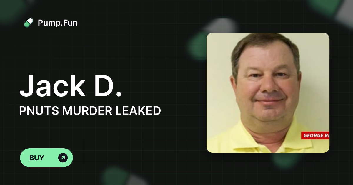 PNUTS MURDER LEAKED (Jack D.) - Pump