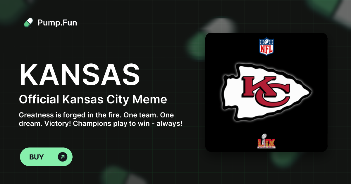 Official Kansas City Meme (KANSAS) - Pump