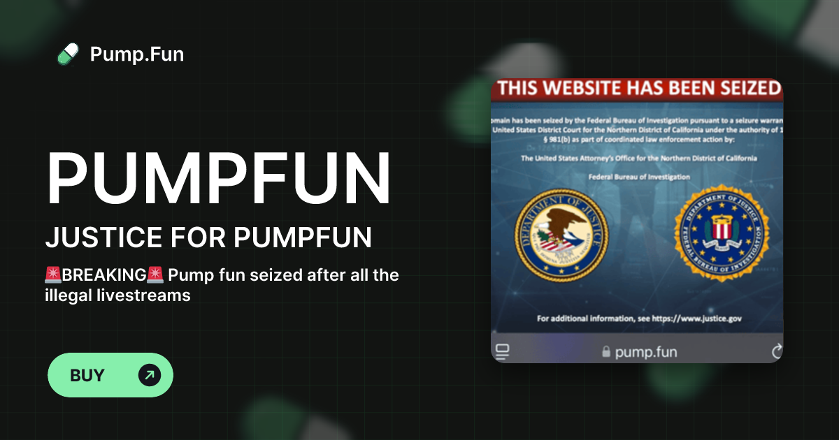 JUSTICE FOR PUMPFUN (PUMPFUN) - Pump