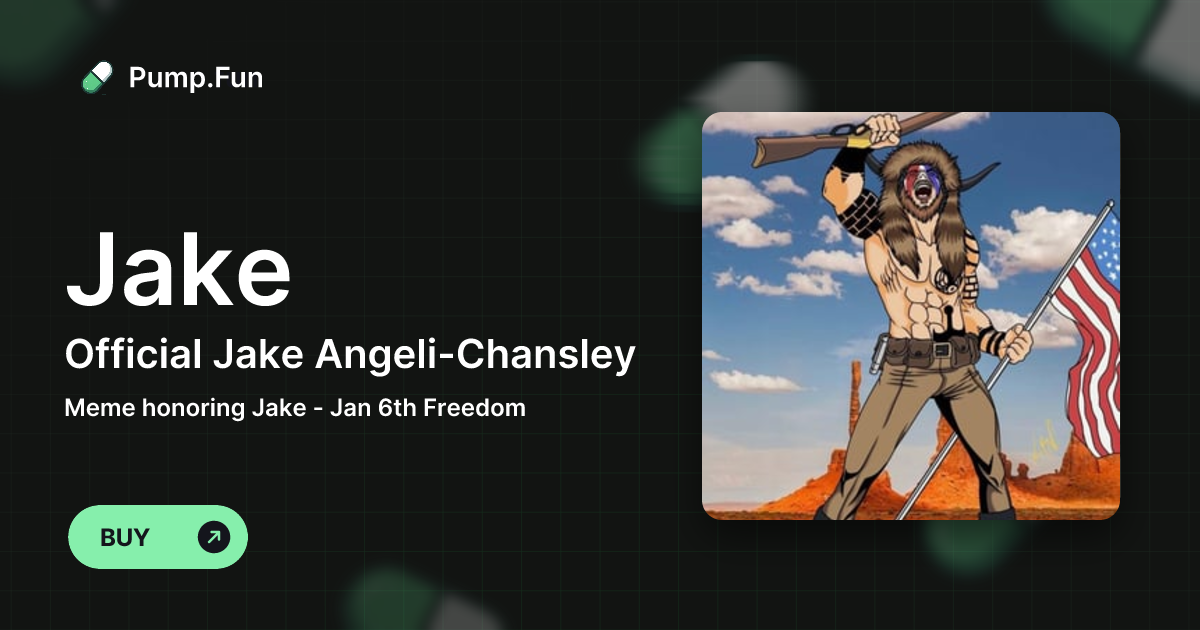 Official Jake Angeli-Chansley (Jake) - Pump