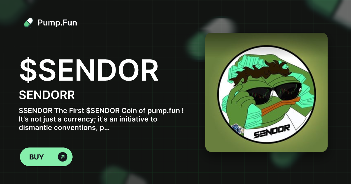 SENDORR ($SENDOR) - Pump