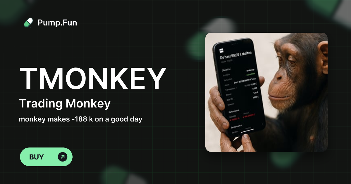 Trading Monkey (TMONKEY) - Pump