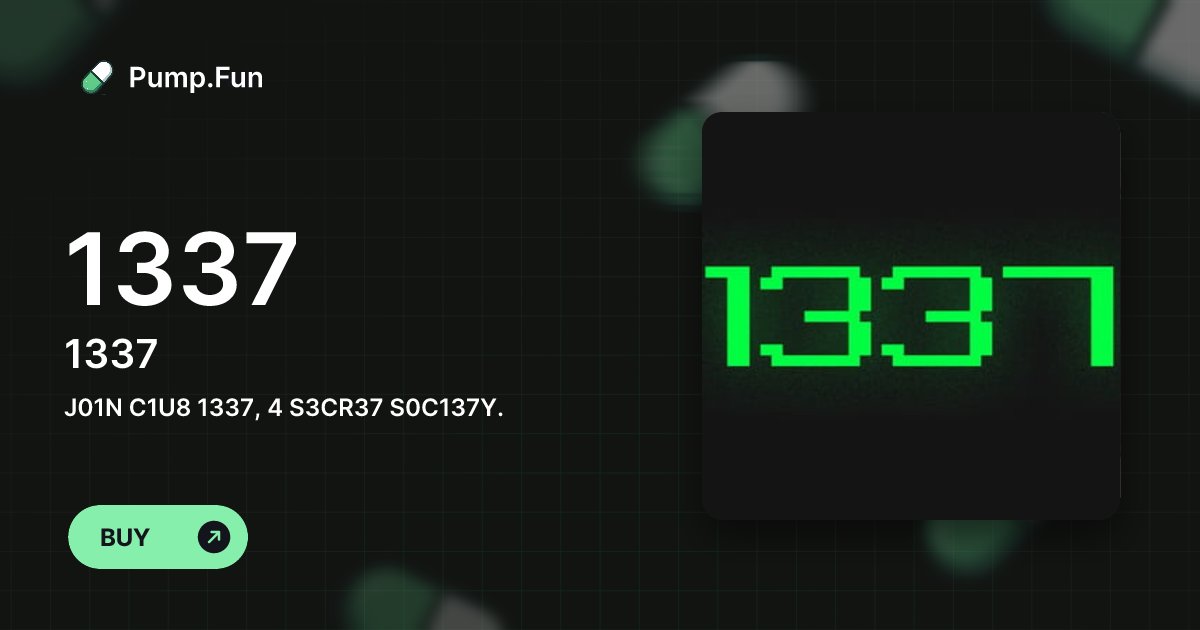 1337 (1337) - Pump