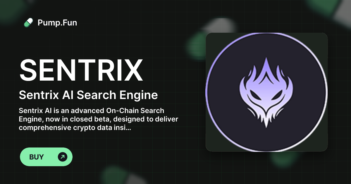 Sentrix AI Search Engine (SENTRIX) - Pump