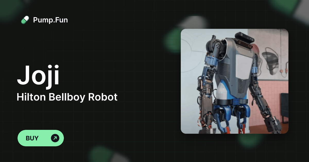 Hilton Bellboy Robot (Joji) - Pump