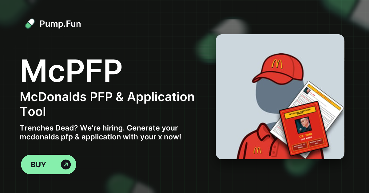 McDonalds PFP & Application Tool (McPFP) - Pump