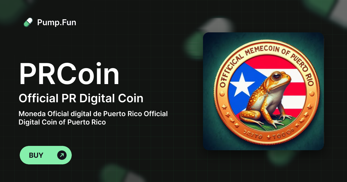 Official PR Digital Coin (PRCoin) - Pump