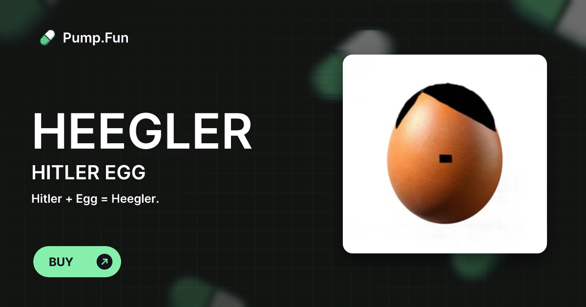 HITLER EGG (HEEGLER) - Pump