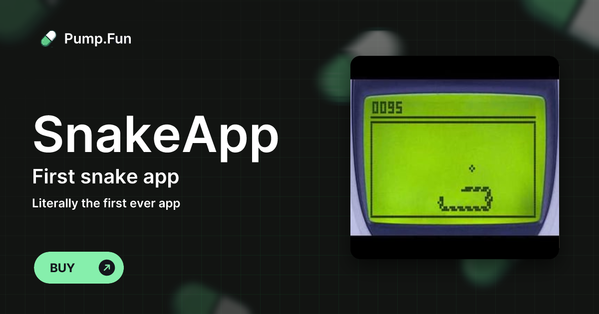 First snake app (SnakeApp) - Pump