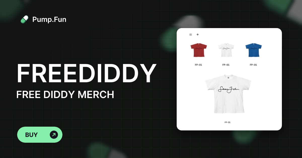 FREE DIDDY MERCH (FREEDIDDY) - Pump