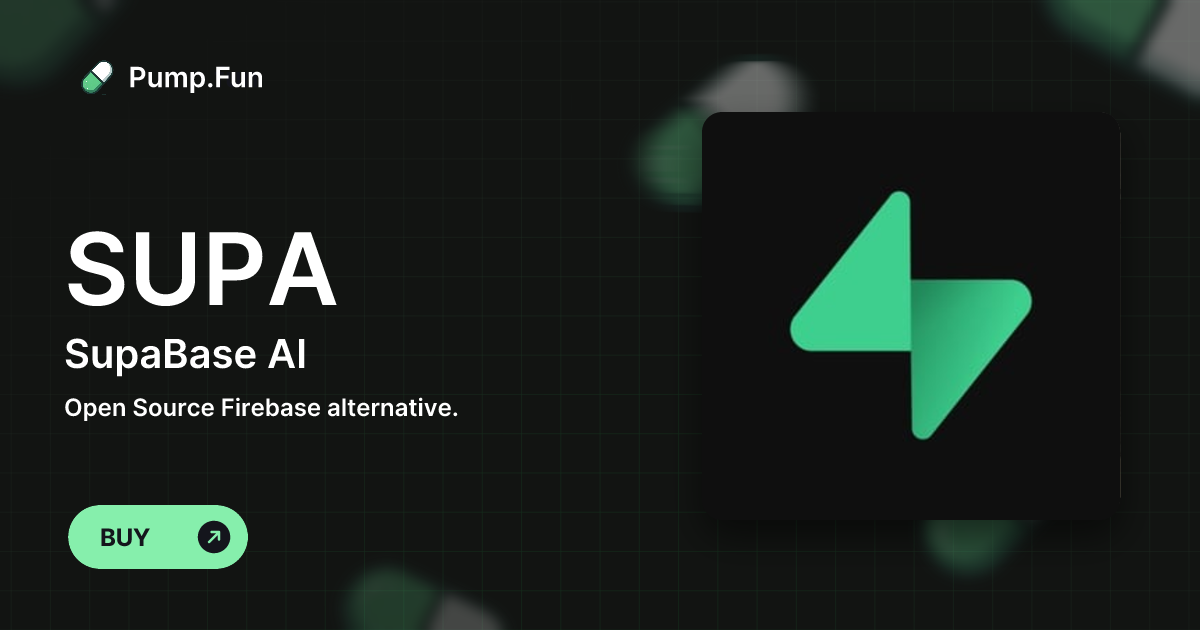 SupaBase AI (SUPA) - Pump