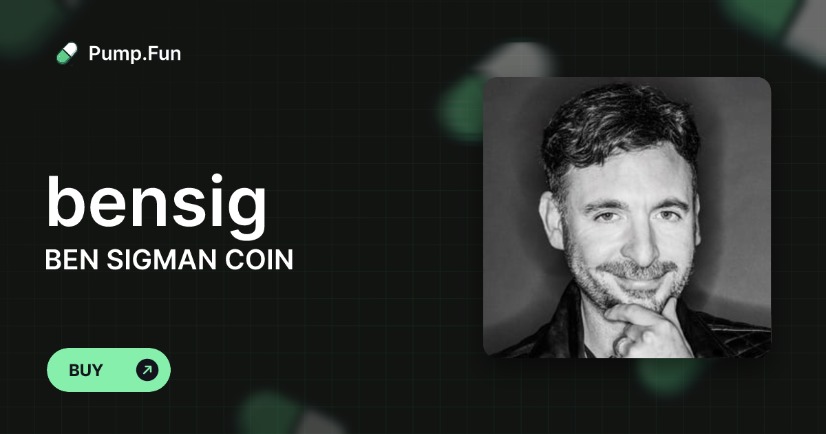 BEN SIGMAN COIN (bensig) - Pump