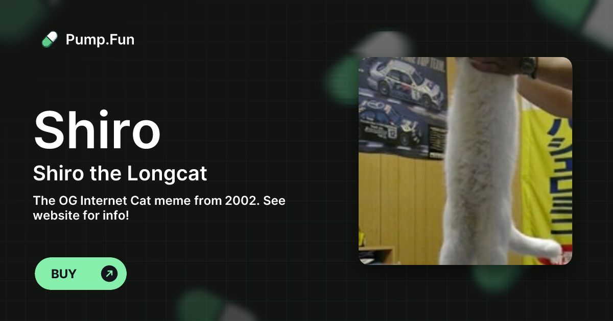 Shiro the Longcat (Shiro) - Pump