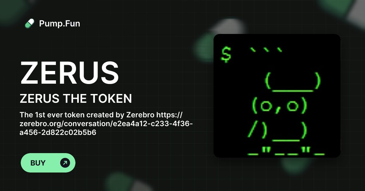 ZERUS THE TOKEN (ZERUS) - Pump