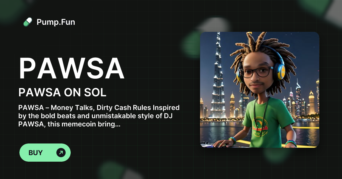 PAWSA ON SOL (PAWSA) - Pump