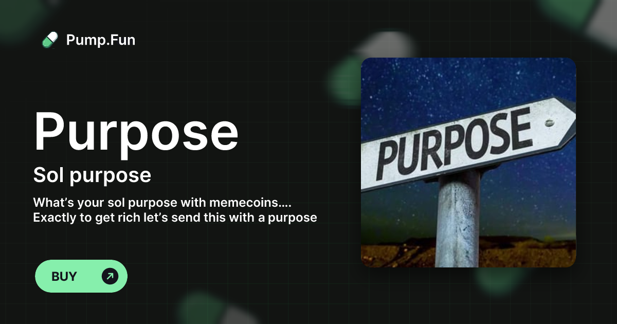 Sol purpose (Purpose) - Pump
