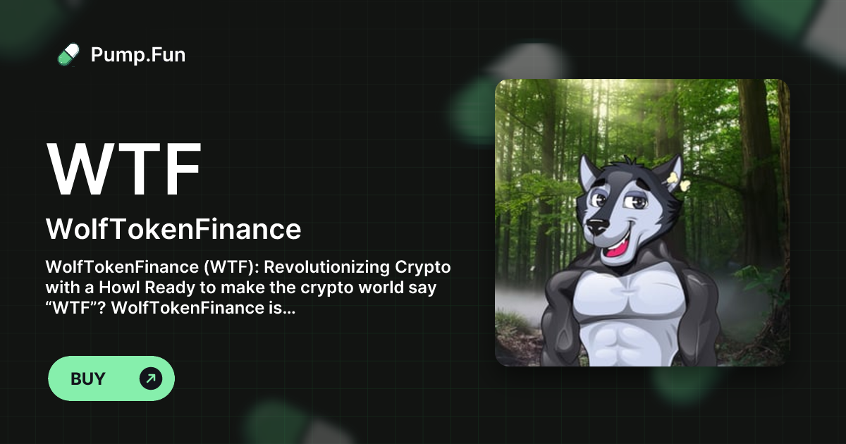 WolfTokenFinance (WTF) - Pump