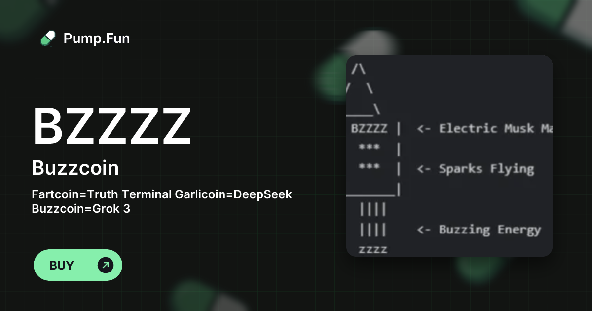 Buzzcoin (BZZZZ) - Pump