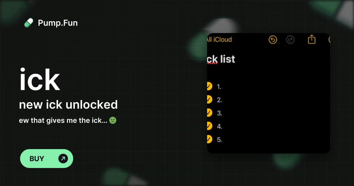 new ick unlocked (ick) - Pump