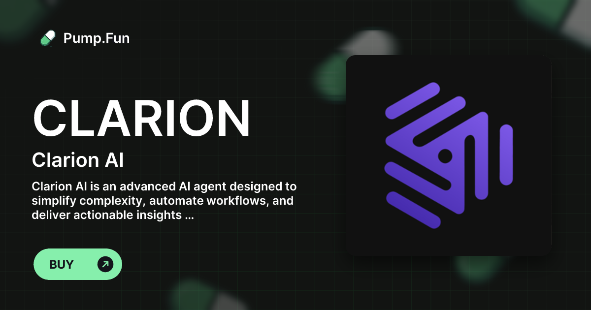 Clarion AI (CLARION) - Pump