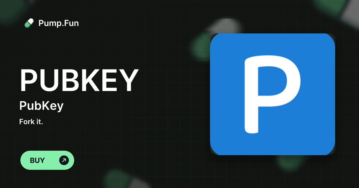 PubKey (PUBKEY) - Pump