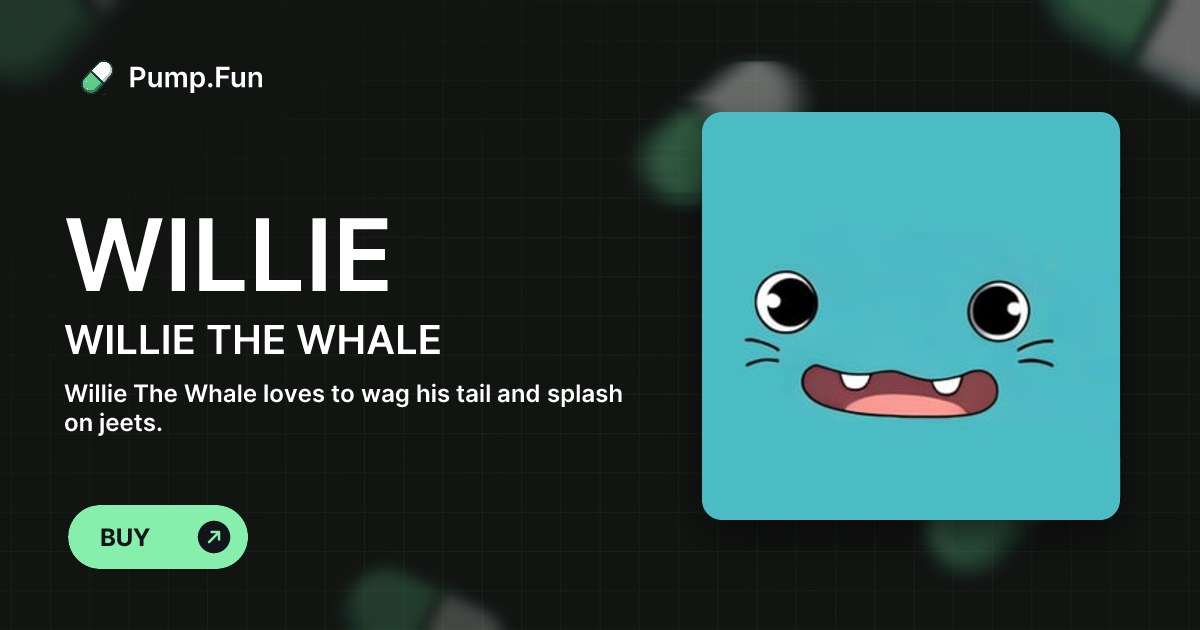 WILLIE THE WHALE (WILLIE) - Pump