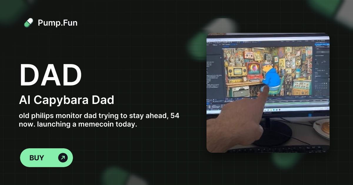 AI Capybara Dad (DAD) - Pump