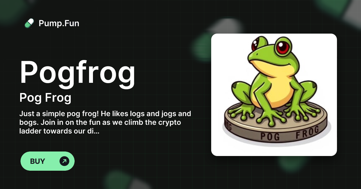 Pog Frog (Pogfrog) - Pump