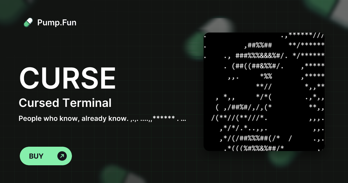 Cursed Terminal (CURSE) - Pump