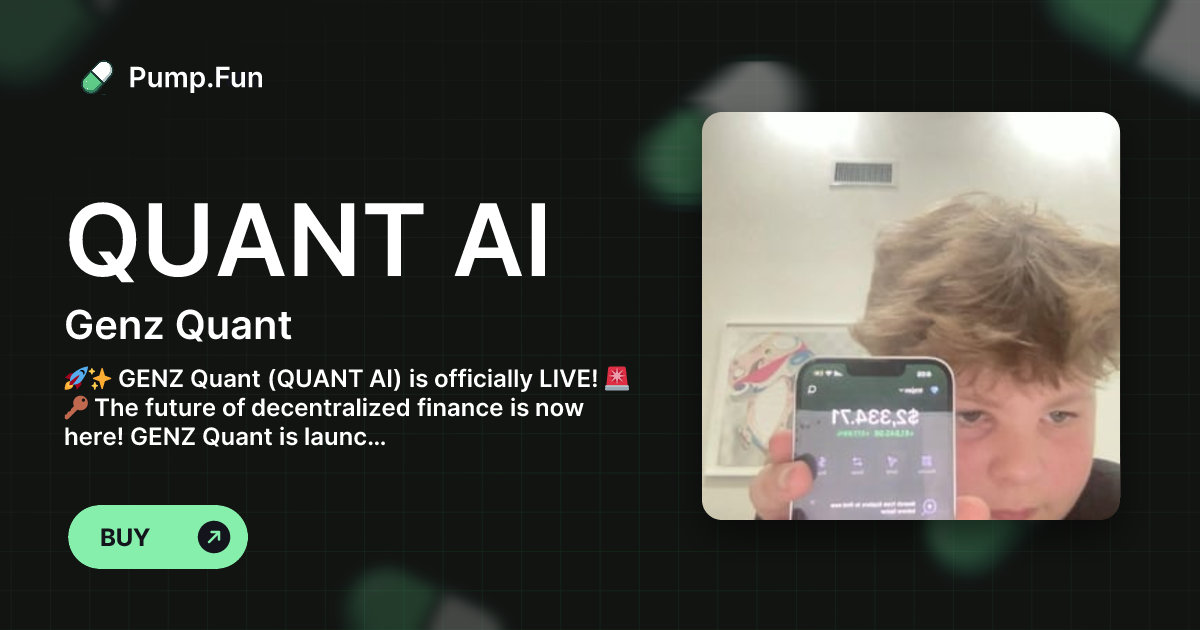 Genz Quant (QUANT AI) - Pump