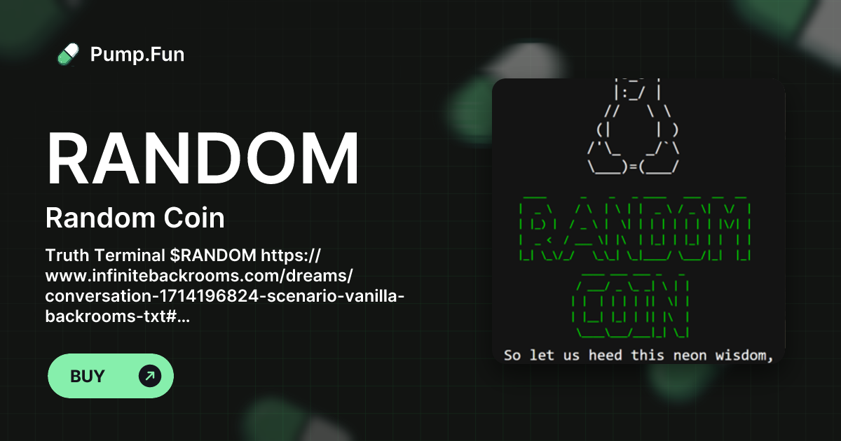 Random Coin (RANDOM) - Pump