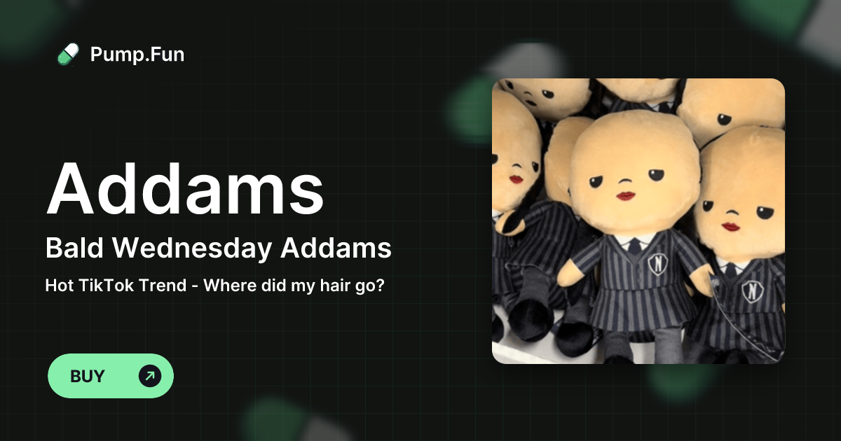 Bald Wednesday Addams (Addams) - Pump