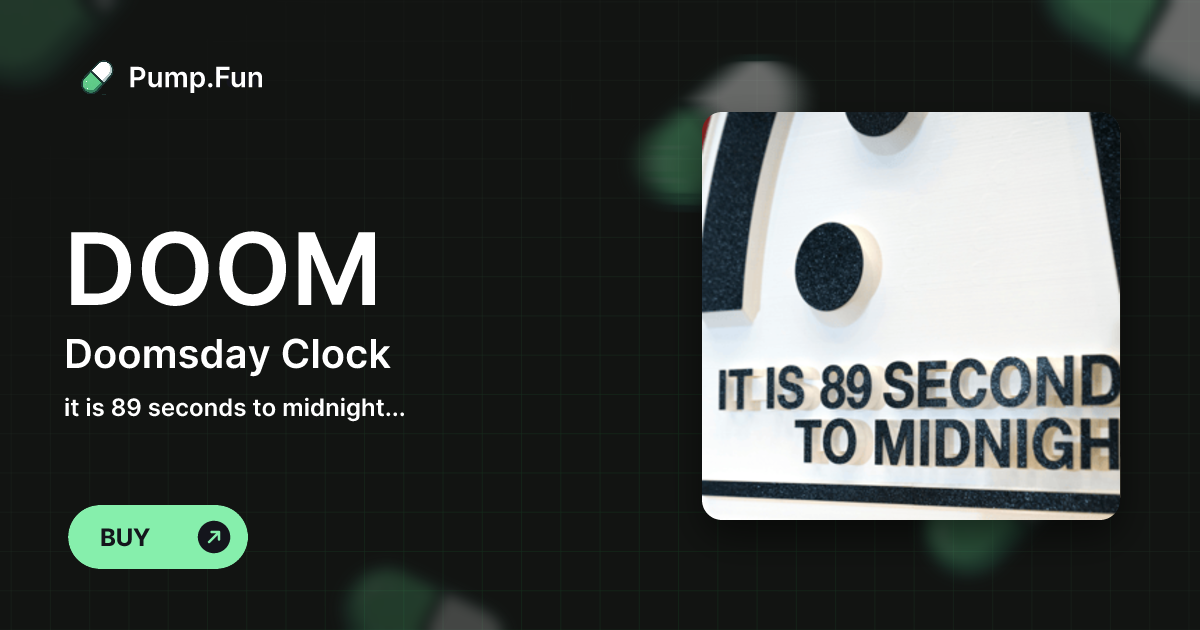 Doomsday Clock (DOOM) - Pump