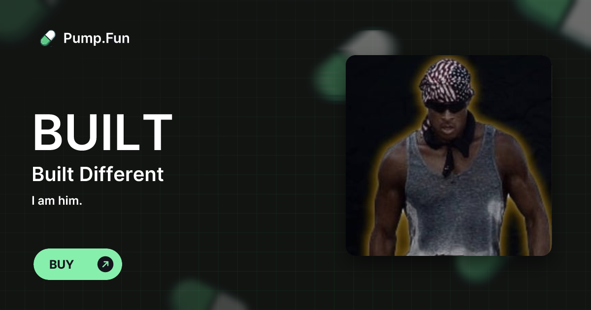 Built Different (BUILT) - Pump