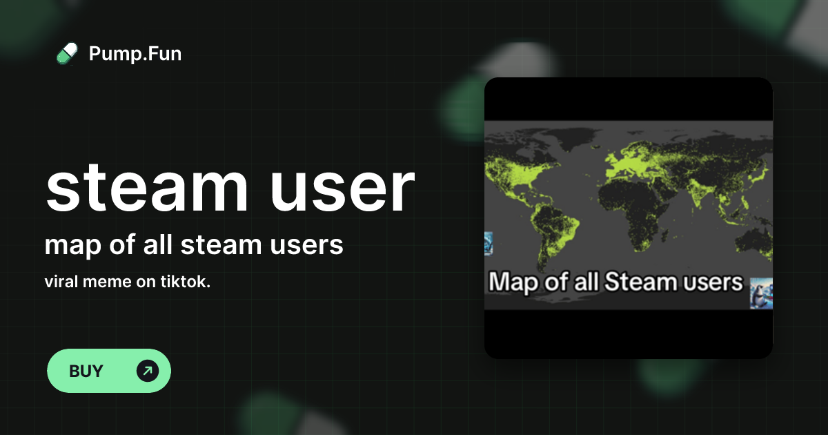 map of all steam users (steam user) - Pump
