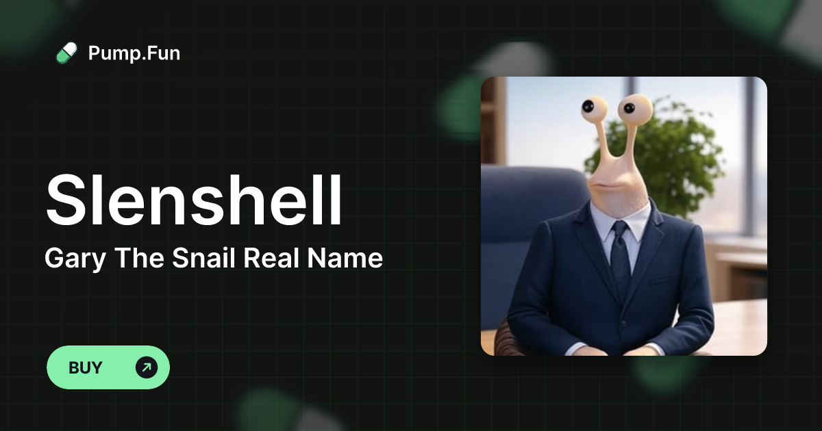 Gary The Snail Real Name (Slenshell) - Pump
