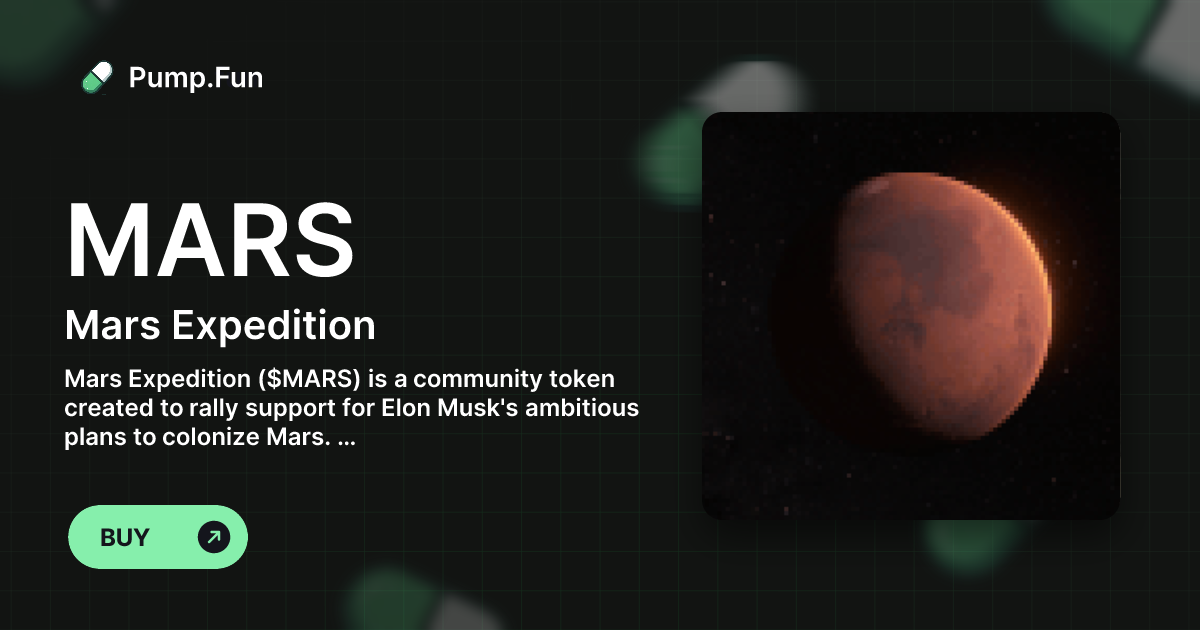 Mars Expedition (MARS) - Pump