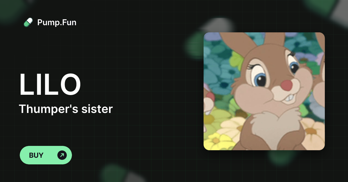 Thumper's sister (LILO) - Pump