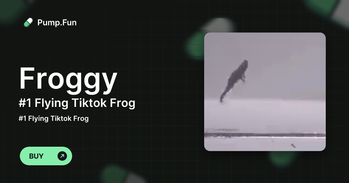 #1 Flying Tiktok Frog (Froggy) - Pump