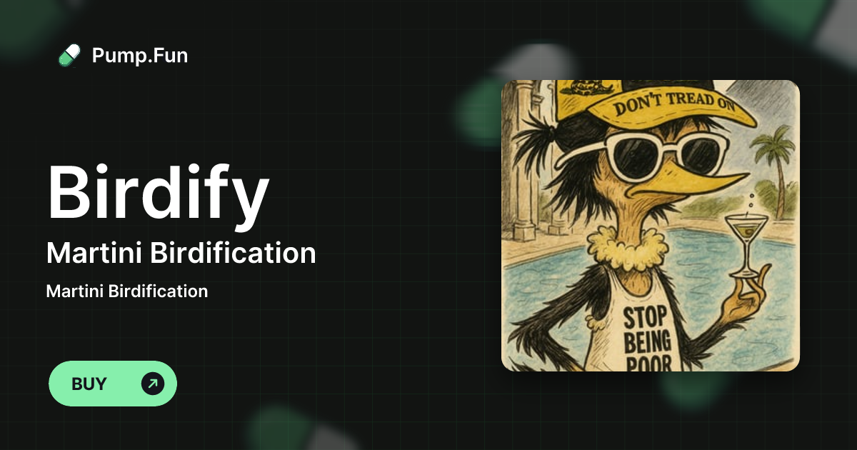 Martini Birdification (Birdify) - Pump
