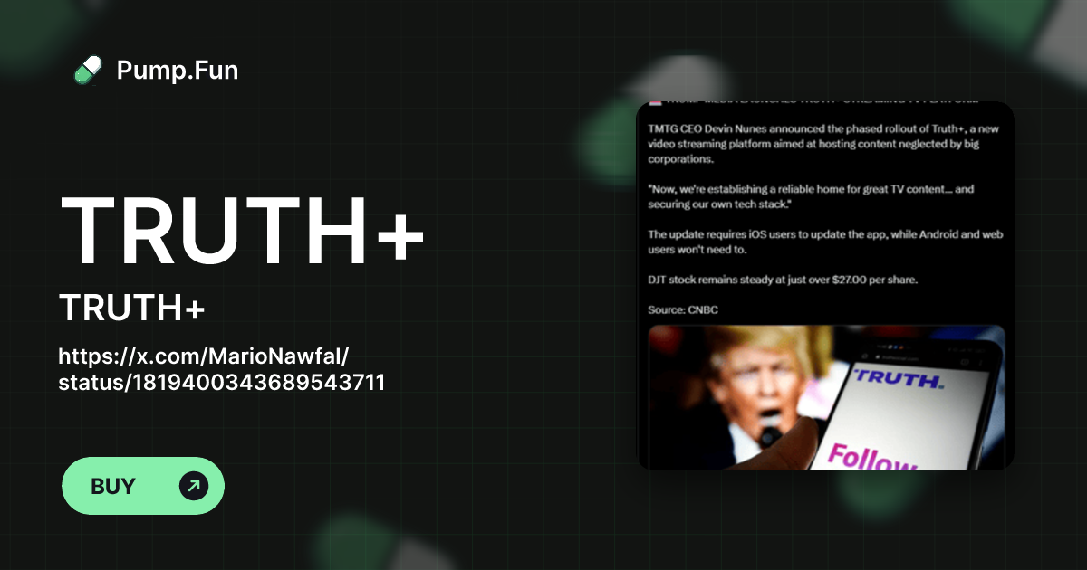 TRUTH+ (TRUTH+) - Pump