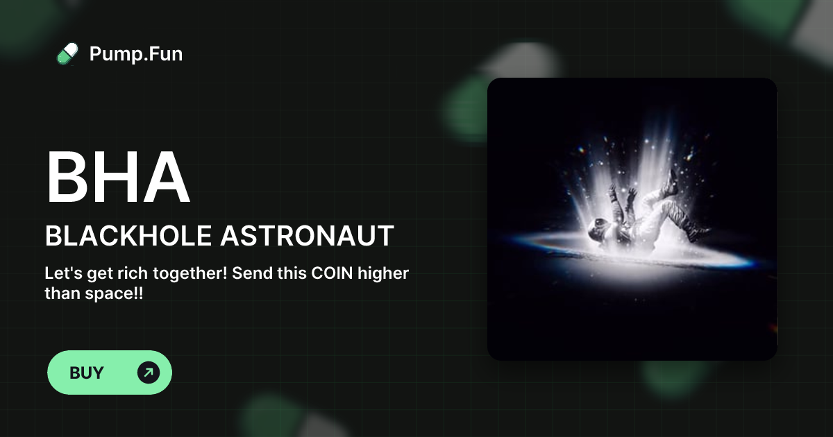 BLACKHOLE ASTRONAUT (BHA) - Pump