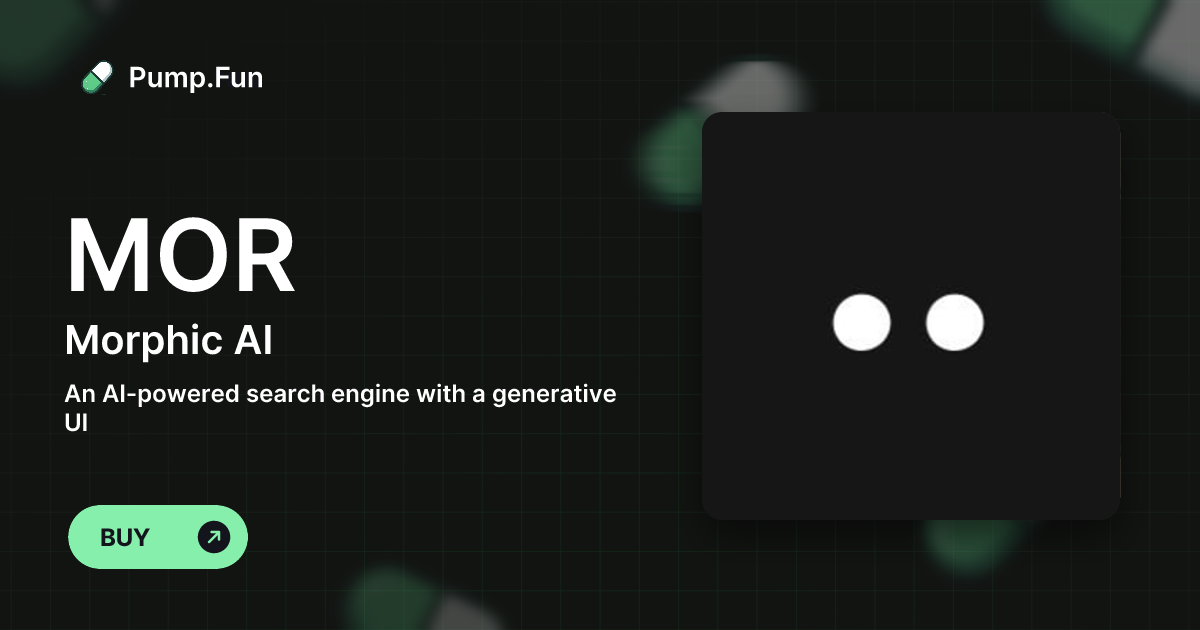 Morphic AI (MOR) - Pump