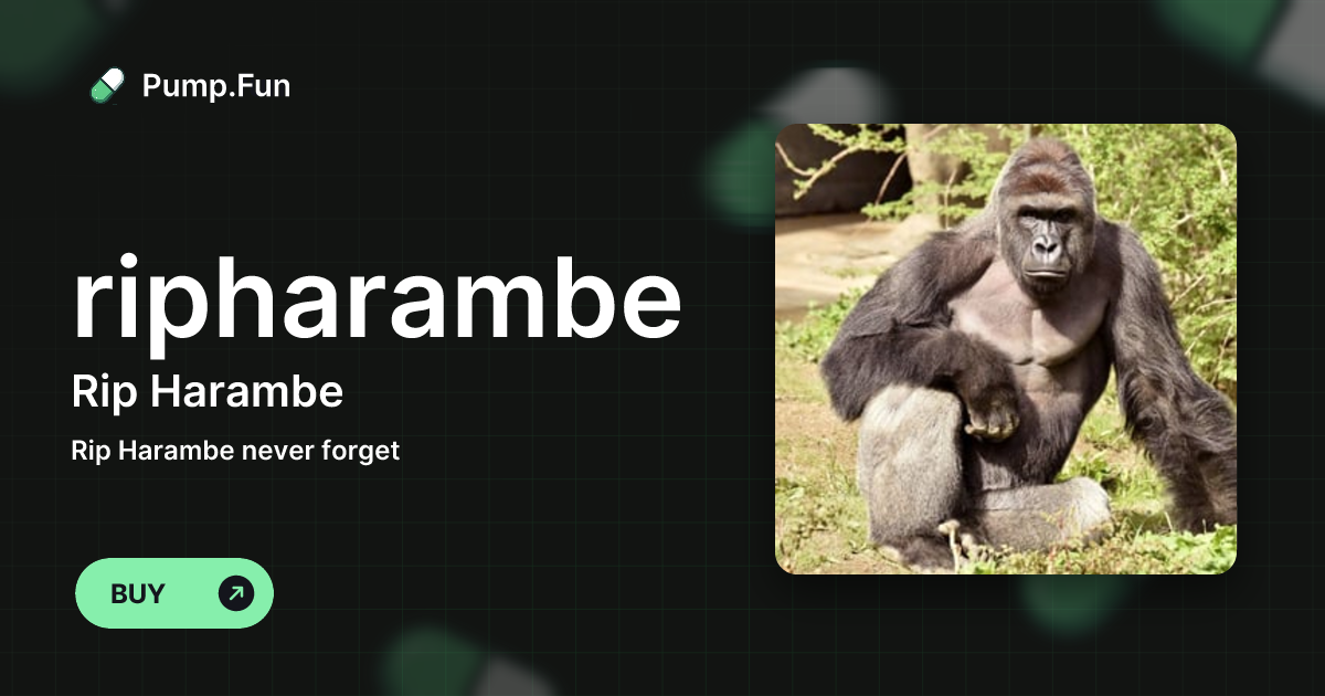 Rip Harambe (ripharambe) - Pump