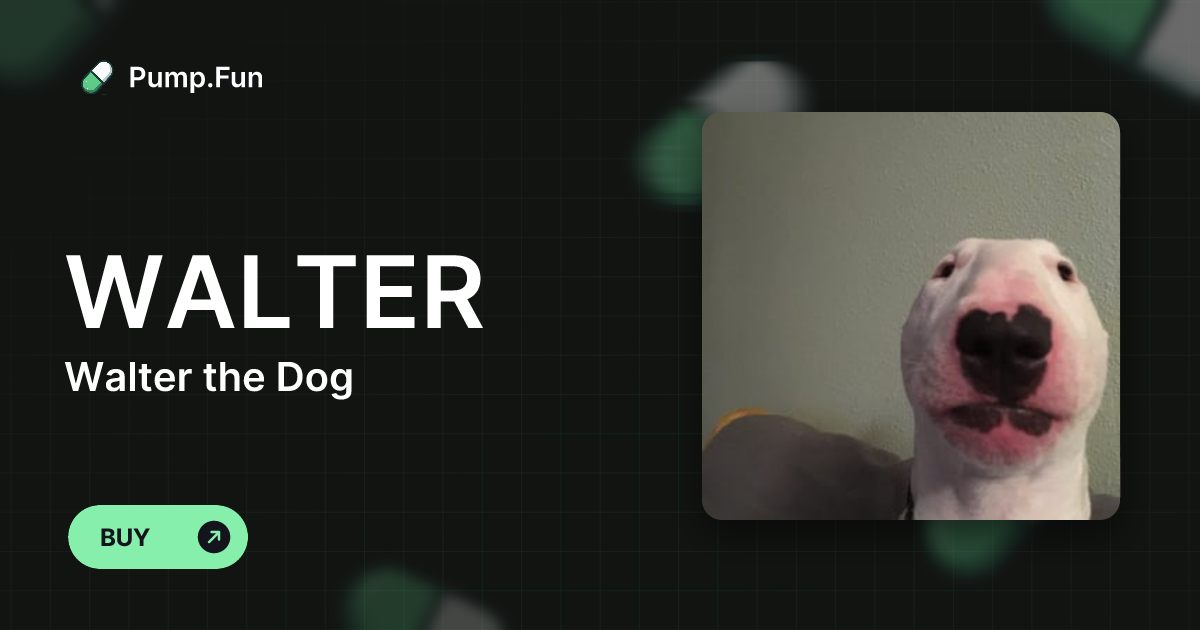 Walter the Dog (WALTER) - Pump